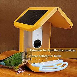 PIAOLGYI Perch for Bird Buddy Smart Bird Feeder,Accessories Compatible with Bird Buddy Birdfeeder(White)