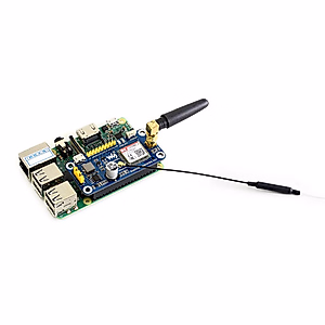 Raspberry Pi GSM/GPRS/Bluetooth HAT Based on SIM800C Supports SMS, GPRS, DTMF, HTTP, FTP, MMS, email for Band GSM 850/EGSM 900/DCS Compatible with Pi 2B/3B/3B+/4B/Zero/Zero W,Jetson Nano