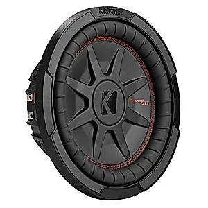 KICKER CompRT 10"(25cm) Subwoofer, DVC, 4-ohm, RoHS Compliant