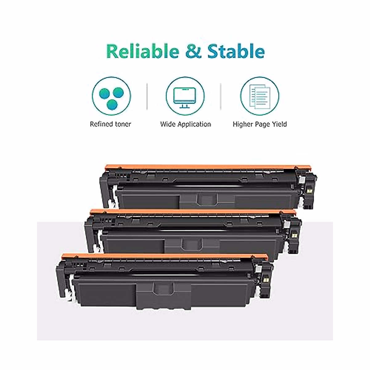 069H Toner Cartridge Compatible Replacement for Canon 069 for imageCLASS MF753Cdw MF751Cdw LBP674Cdw Printer (3 Black)