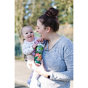 Sprout Organic Baby Food Plant Power Puffs, 1.5 Canister 1.5 Ounce (Pack of 6) Carrot Peach Mango