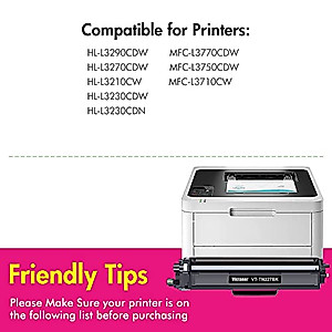 VICTONER Compatible TN227 TN227Y Toner: Cartridge Replacement for Brother TN227 TN227Y TN-227Y TN223Y MFC-L3770CDW HL-L3290CDW HL-L3230CDW MFC-L3750CDW HL-L3270CDW MFC-L3710CW Printer (Yellow, 1-Pack)