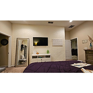 10PCS 3D Brick Wall Stickers, PE Foam Self-Adhesive Wallpaper Removable and Waterproof Art Wall Tiles for Bedroom Living Room Background TV Decor