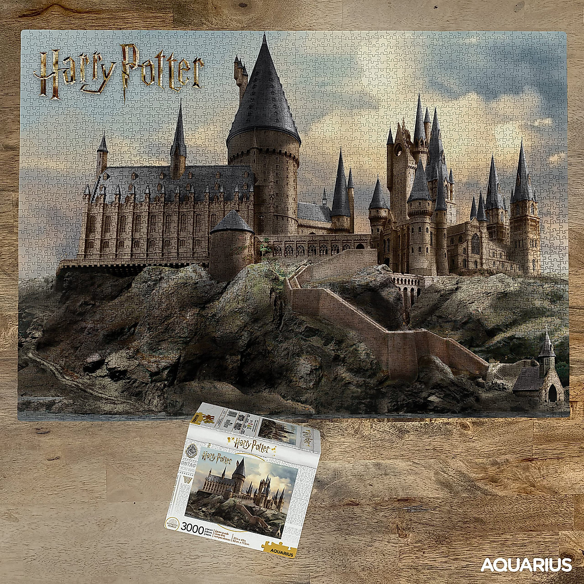 Aquarius Harry Potter Puzzle Hogwarts Castle (3000 Piece Jigsaw Puzzle) - Officially Licensed Harry Potter Merchandise & Collectibles - Glare Free - Precision Fit - 32x45in