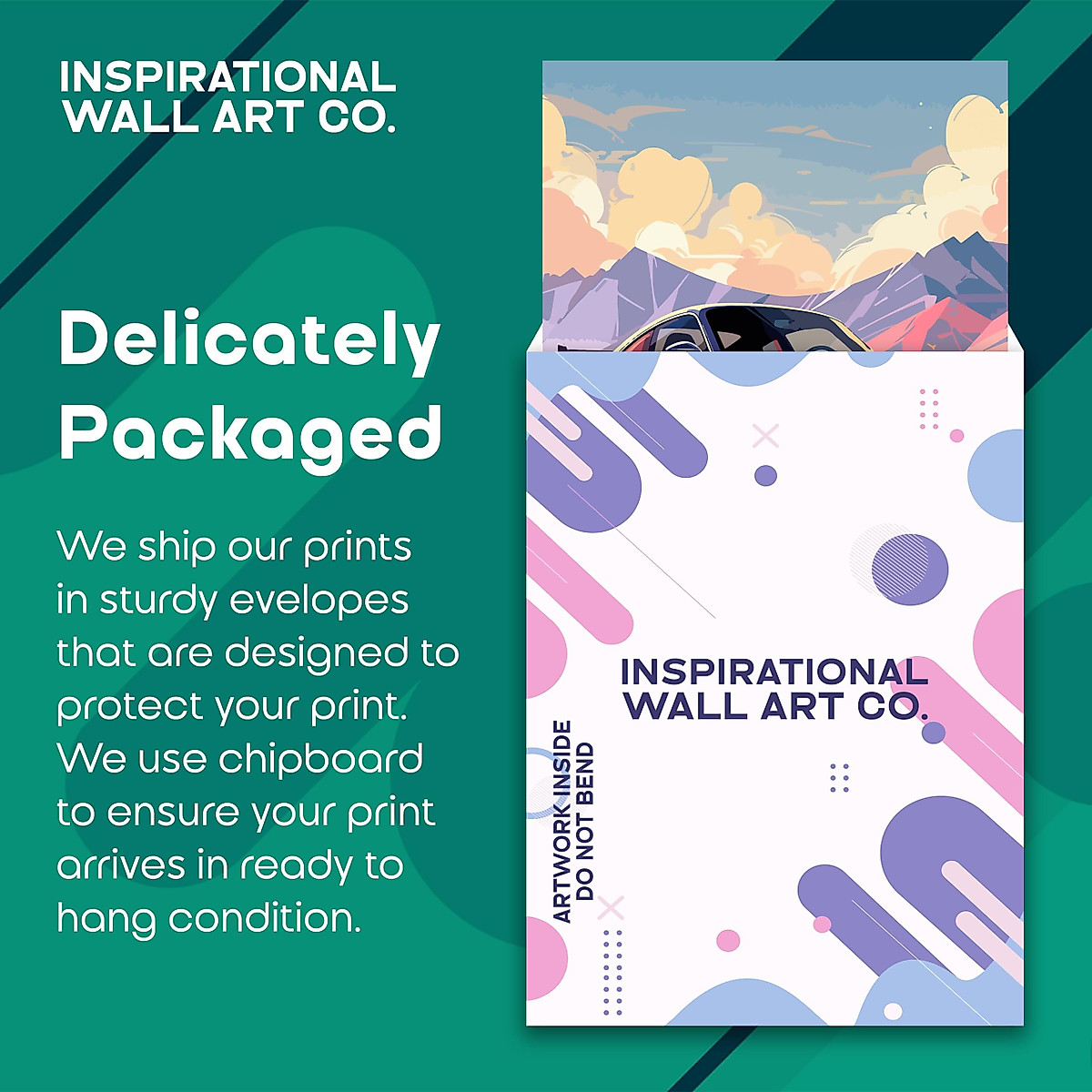 Inspirational Wall Art Co. - Stylish | 2023 Porsche 911 - Car Posters for Boys Room - Car Wall Decor - Car Room Decor - Car Posters for Men | 11x14 Inches Unframed