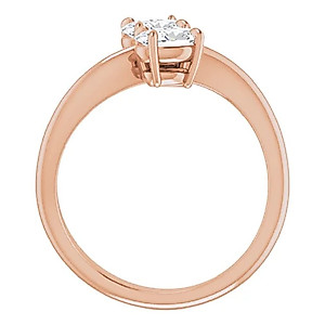 925 Silver, 10K/14K/18K Solid Gold Moissanite Engagement Ring, 4.0 CT Oval Cut Handmade Solitaire Ring, Diamond Wedding Ring for Women/Her Anniversary Rings, Birthday Gift, VVS1 Colorless