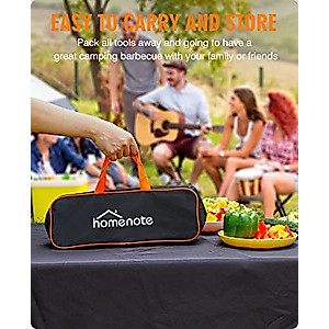 homenote Griddle Accessories Kit, Exclusive Griddle Tools Spatulas Set for Blackstone - 8 Pcs Commercial Grade Flat Top Grill Accessories - Great for Outdoor BBQ, Teppanyaki and Camping