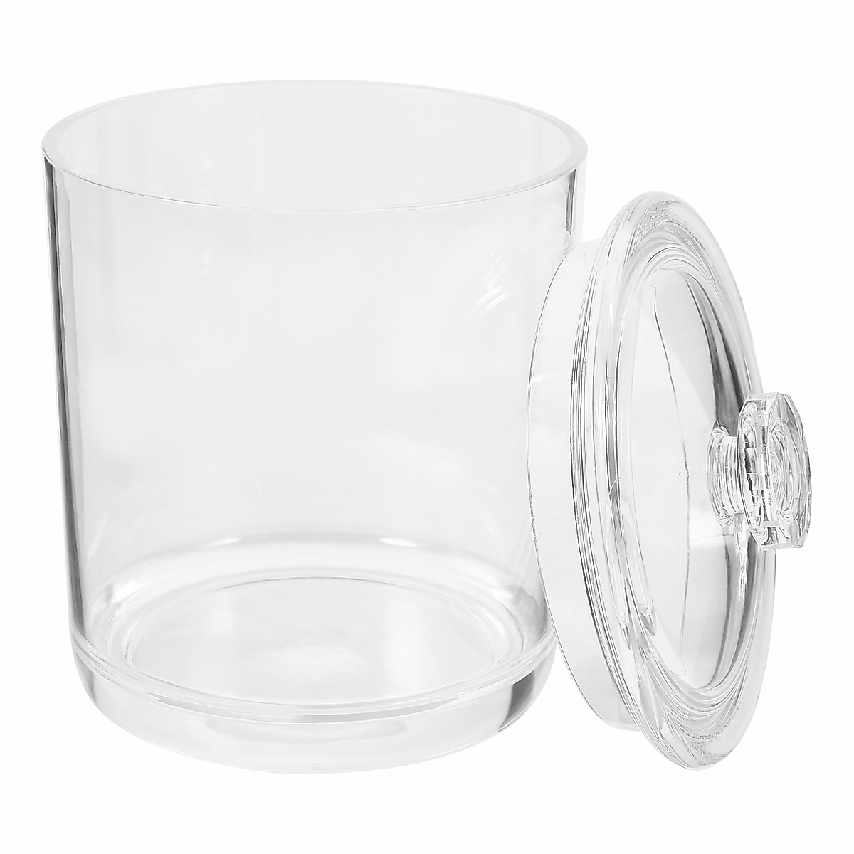 Tea Canister Airtight Lid Tea Storage Container Desktop Kitchen Snack Jar Candy Canister Storage Containers Lids