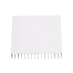 Aluminum Heat Sink Heatsink Module Cooler Cooling for Transistor Semiconductor Devices with 16 pcs Fins for Led Amplifier Transistor 3.93"(L) x 3.93"(W) x 0.7"(H) /100mm(L) x 100mm(W) x 18mm(H)