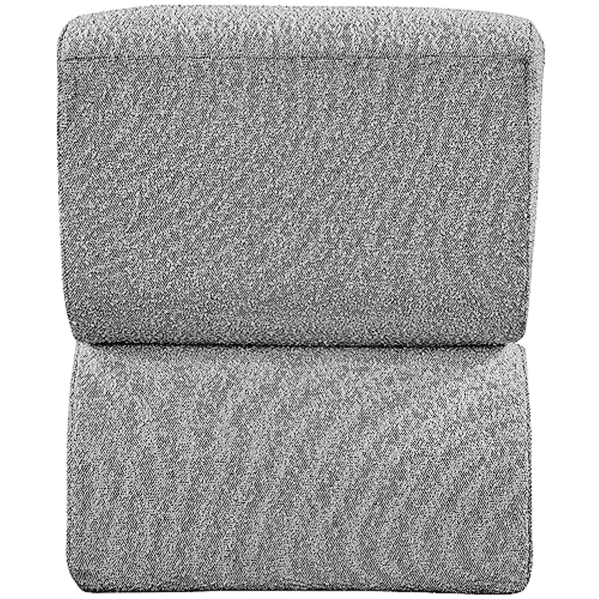 Meridian Furniture 599Grey Desiree Collection Modern | Contemporary Boucle Fabric Upholstered Accent Chair with Rich Grey Boucle Fabric, Curved Design, 22.5" W x 29" D x 28.5" H, Grey