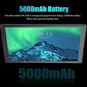 GOWENIC 10 Inch Tablet, HD 5G WiFi Octa Core CPU Tablet with LCD Screen, 4GB RAM 64GB ROM 5000mAh Battery 5MP Front Camera and 8MP Rear Camera, Blue
