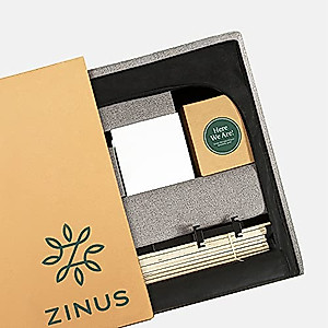 Zinus Dachelle Upholstered Platform Bed Frame / Mattress Foundation / Wood Slat Support / No Box Spring Needed / Easy Assembly, Queen