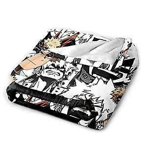 Anime Throw Blanket Merch Soft Plush Bedding Sofa Warm Flannel Fleece Blankets for Kids Adult Gifts 50&quot;x40&quot;