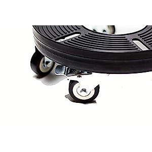 Slim Keg 12" Sturdy Dolly - Inexpensive and Easy Way to Move Sixtel and Quarter Slim Kegs and Small Heavy Pots - Great for Transporting Slim Kegs from Walk-in to Keg Fridge at Bar