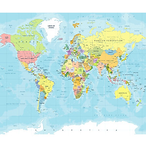 CORFOTO 10x8ft World Map Backdrop Adventure Begins Travel Boys Baby Shower Party Decorations Map Backdrops Around World Adventure Birthday Bridal Shower Photography Background Photobooth Props