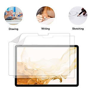 forubar [2 pack] Paper-Feel Screen Protector ，for Samsung Galaxy Tab S8 Plus 12.4 inch, [Easy Installation][Scratch resistant] Friendly Touching Screen Protector (Galaxy Tab S8 Plus 12.4inch)