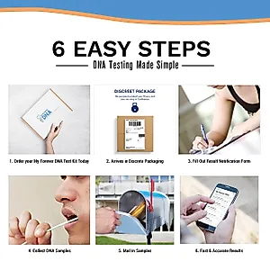 Home Paternity DNA Test Kit (2 Children + 1 Alleged Father) | 24 DNA (Genetic) Marker Test, Unmatched Accuracy | Includes All Lab Fees & Shipping | Experience Excellence with My Forever DNA