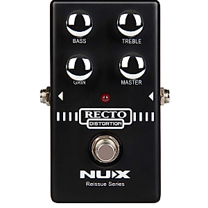 NUX Recto Distortion Guitar Effec pedal the heavy distortion sound with tight bass response