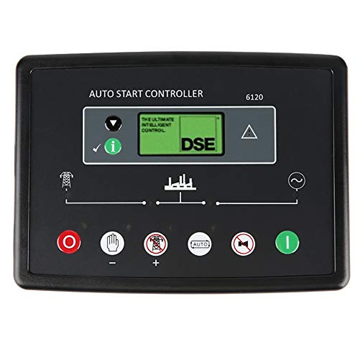 YWBL-WH DSE6120 Deep Sea Electronic Generator Controller Module Control Panel 0-10 V / 4-20mA oil pressure LCD Display, Dynamo