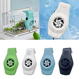 GRABLOOM Fish Tanks Ventilator Cooling Fan for Household Aquariums Air Fishtanks Air Chiller Temperature Reduce System Cooling Fan for Fish Tanks Aquatic Pets Supplies
