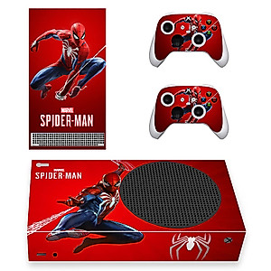 Decal Moments Xbox Series S Skin Console Xbox Series Controllers Skin Decal Stickers Red Spider