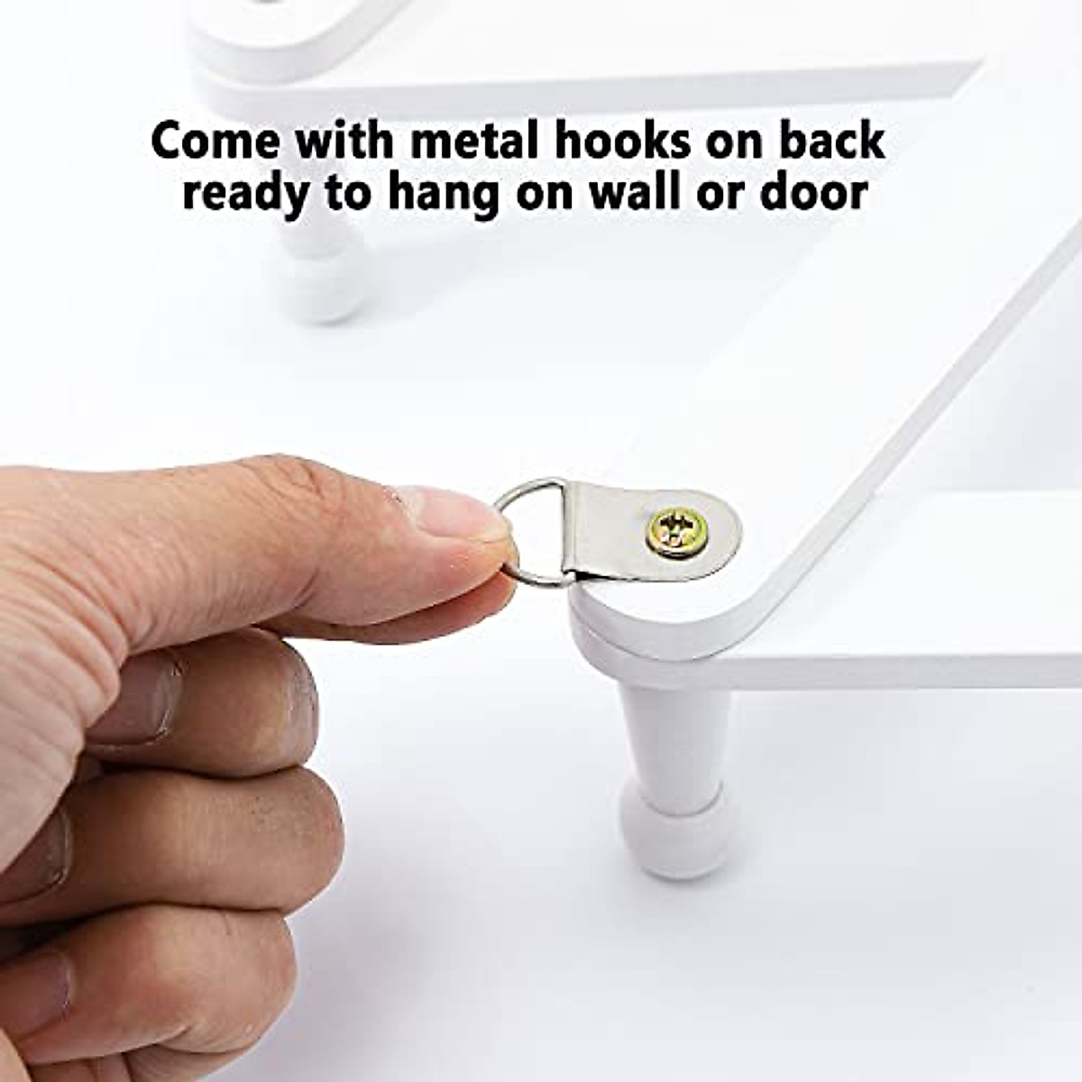 BSFHH Wooden Wall Hanger Expandable Coat Rack Accordion Design 14 Peg Hooks for Hanging Storage Clothes, Hats,Caps,Scarves,Purses,Mug,Towels,Umbrella,Accessories,Mugs,X Shape