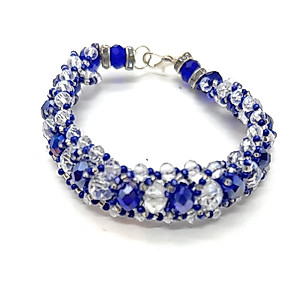 Ilde Tejido de Yemaya - Yemaya Religious Bracelet, blue, One Size