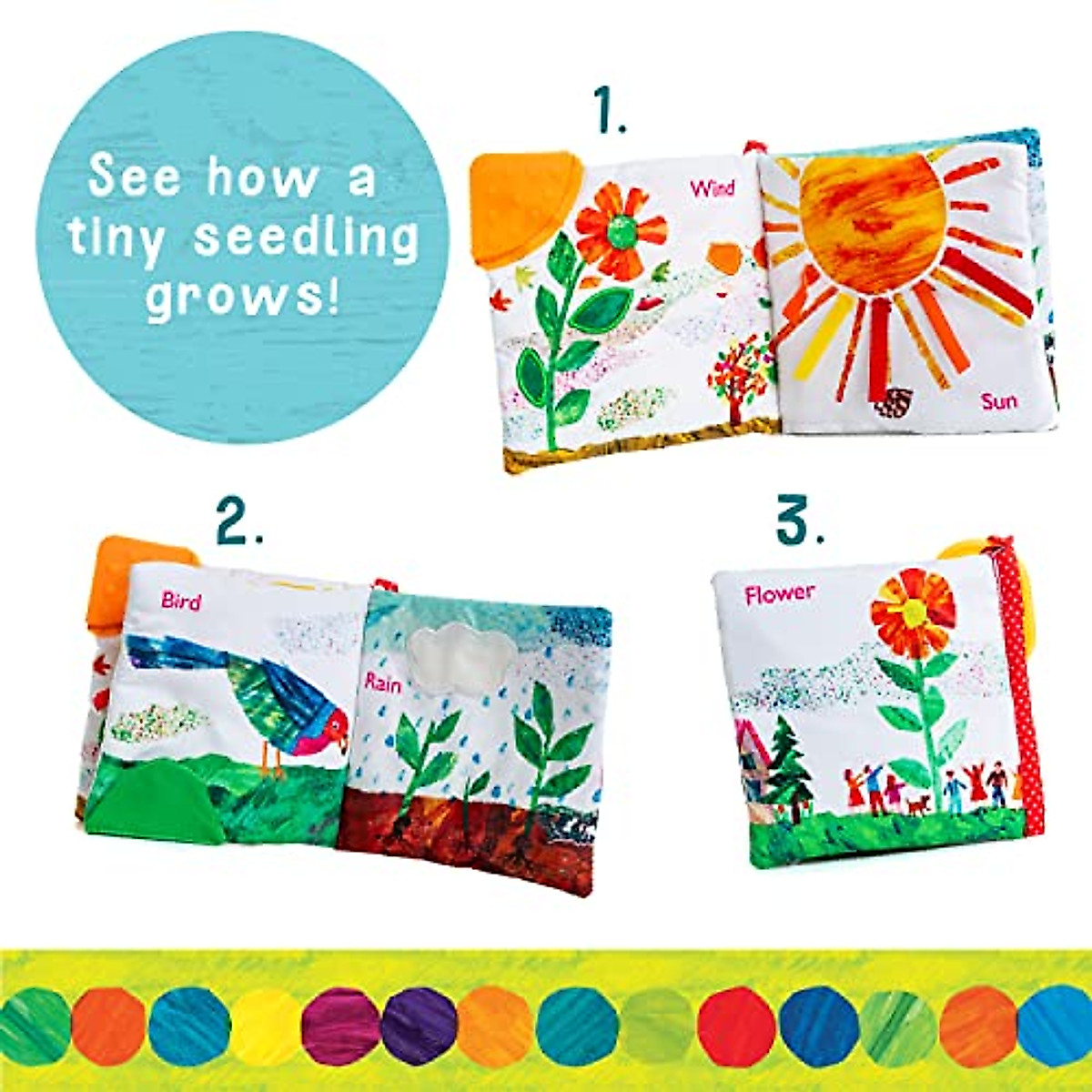 World of Eric Carle, The Very Hungry Caterpillar Tiny Seed Clip-On Soft Book