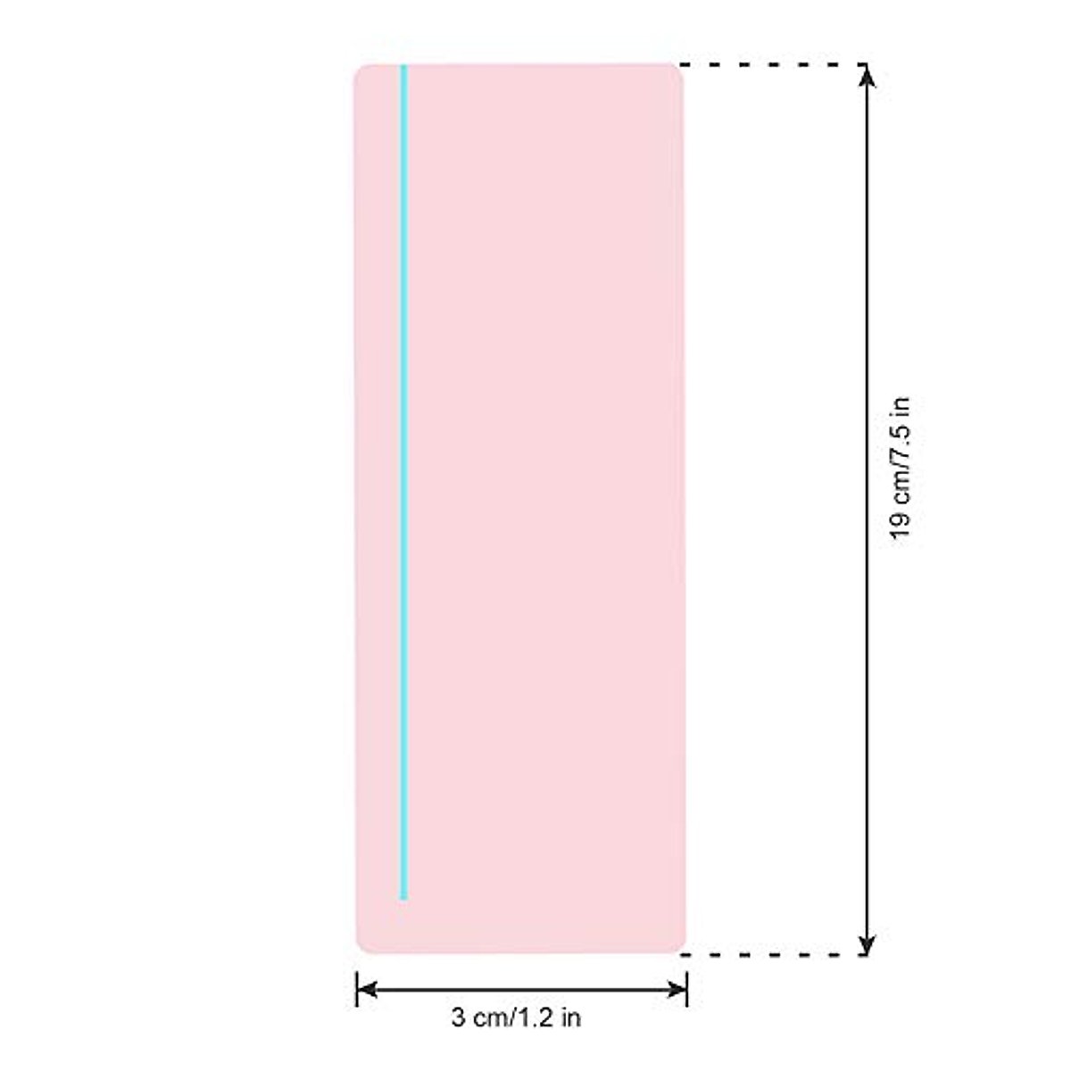Guided Reading Highlight Strips Colored Overlays Bookmark Reading Tracking Rulers with Line for Dyslexia, ADHD and to Reduce Visual Stress (8 Pack)