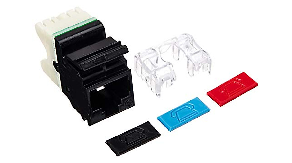 Siemon MX6-F01 Max-Module Cat6 UTP Flat Data Jack Insert, Black — 🛍️ ...