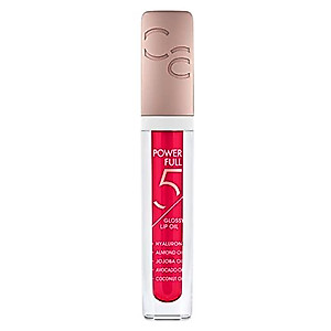 Catrice | Powerfull 5 Glossy Lip Oil | pH-Reactive for a Personalized Color | Formulated with 5 Nourishing Oils | Gluten Free | Vegan & Cruelty Free (040 | Raspberry Glow)
