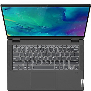 Lenovo Flex 5 14" FHD (1920 x 1080) 2-in-1 Touch Display, AMD Ryzen 5 5500U Processor, 6Cores, 16GB DDR4 RAM, 256GB NVMe SSD, AMD Radeon Graphics, Webcam, Windows 11 Home, Graphite Grey, Pen.