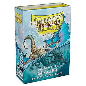 Dragon Shield Dual Matte Mini Japanese Glacier 60 ct Card Sleeves Individual Pack