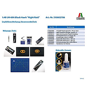 Italeri  510002706 – 1:48 UH-60A Black Hawk Night Raid