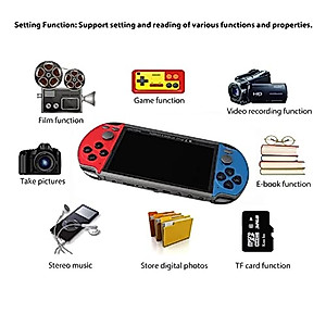 MEILIANJIA Built in 10000 Games 5.1" 8GB 128Bit Portable Handheld Video Game Console Player