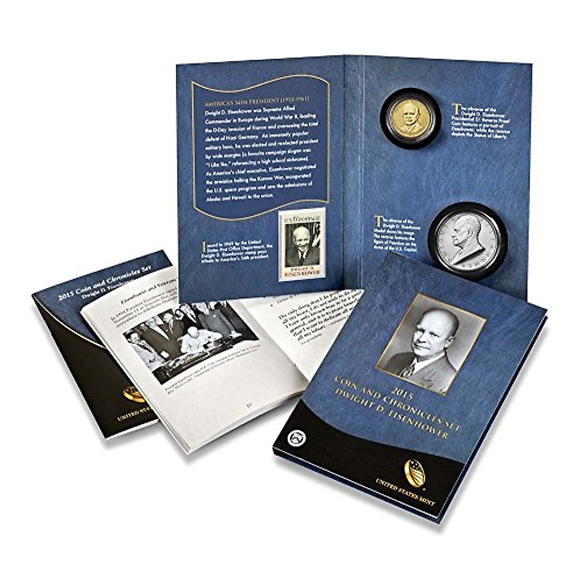 2015 P Presidential Coin & Chronicles Set - Dwight D. Eisenhower (AX2) Reverse Proof