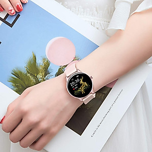 CUBOT Smart Watch, Fitness Tracker for Women, Full Screen Smartwatch with Heart Rate Monitor, Sleep Tracker, IP68 Waterproof Activity Tracker with Pedometer, Fitness Watch for Android and iOS, Pink