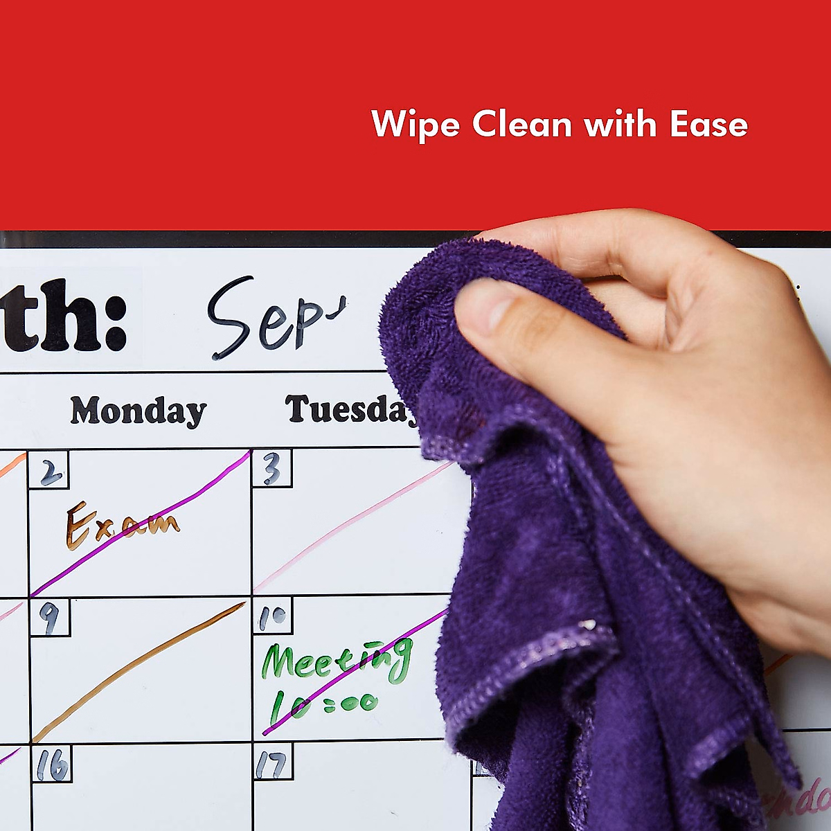 Fridge Calendar Magnetic Dry Erase Calendar Whiteboard Calendar for Refrigerator Planners 16.9 Inches X 11.8 Inches