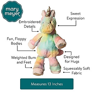 Mary Meyer Marshmallow Zoo Stuffed Animal Soft Toy, 13-Inches, Fro-Yo Unicorn