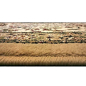Bellagio Traditional Area Rug Runner 32 in. X 15 Ft. 10 in. Beige 401