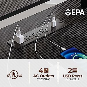 Rolanstar L Shaped Gaming Desk with Drawer, 55.1" Reversible Computer Desk with Power Outlets & LED Lights, Home Office Desk with Monitor Stand, Corner Desk with Hooks Cabon Fiber