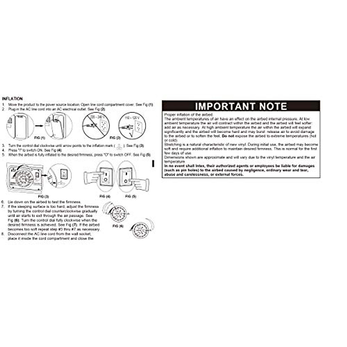 Intex 64417E Comfort Plush Elevated Dura-Beam Airbed with Built-in Electric Pump, Bed Height 22", Queen