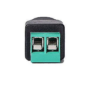 ALEKOR Phono RCA Male Plug to AV Screw Terminal Audio Video Connector Speaker Wire to RCA Adapter (Pack of 6)
