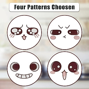 VorChef Cup Sealing Film Tea Cup Sealing Film Boba Cup Sealer Film 90-105 mm 3000 Cups for PP Plastic and Paper Cups (White)