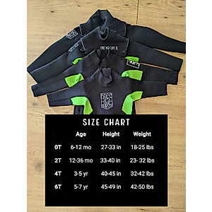 Knee High Surf Co. Kids Wetsuit Full Suit for Infant Toddler and Baby (Small-3mm)