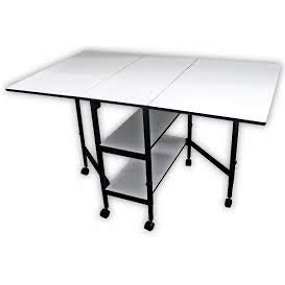 Sullivans 38431 Home Hobby Adjustable Height Foldable Table, 59 x 35.8