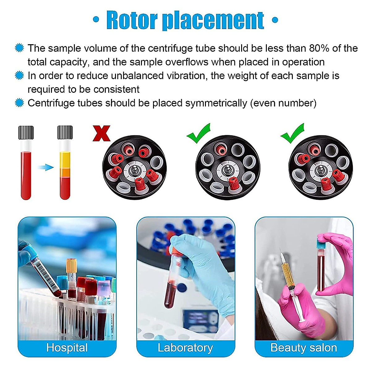 Electric Centrifuge Machine Lab Centrifuge 8x20ml 4000rpm for Serum/Fat Separator PRP Extractor 110V US Plug