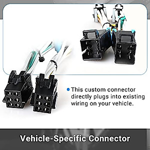 Oyviny Custom 4 Way Trailer Wiring Harness 55540 for 2003-2022 Chevy Express/GMC Savana 1500, 2500, 3500, Express Trailer Harness