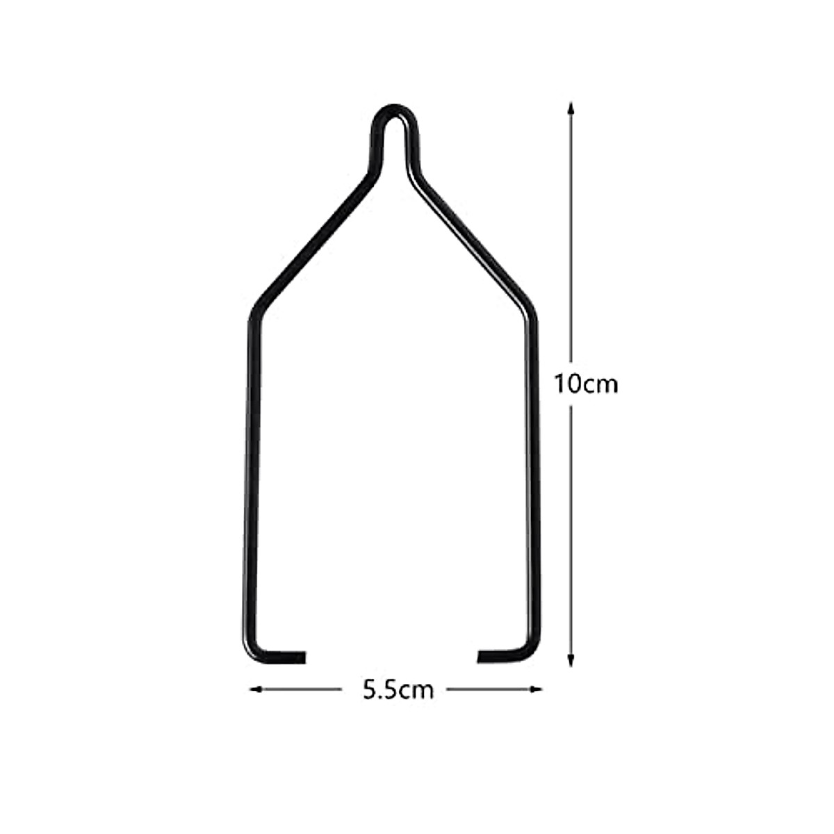 ZYAMY 4pcs Fixing Clip Reptile Dual Lamp Stand Lamp Hanger Holder, Reptile Lamps for Reptile Glass Terrarium Heating Light