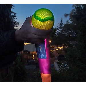 Foxtail LED - Outdoor Throw and Catch Light Up Game - Foam Ball & Tail Glow at Night - Play in the Dark - Fun Gift Idea for Kids & Adults, Boys & Girls